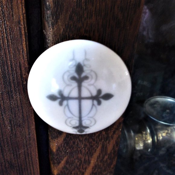 Michaels | Accents | Nwt Set 4 Ceramic Cabinet Drawer Knob Pulls ...